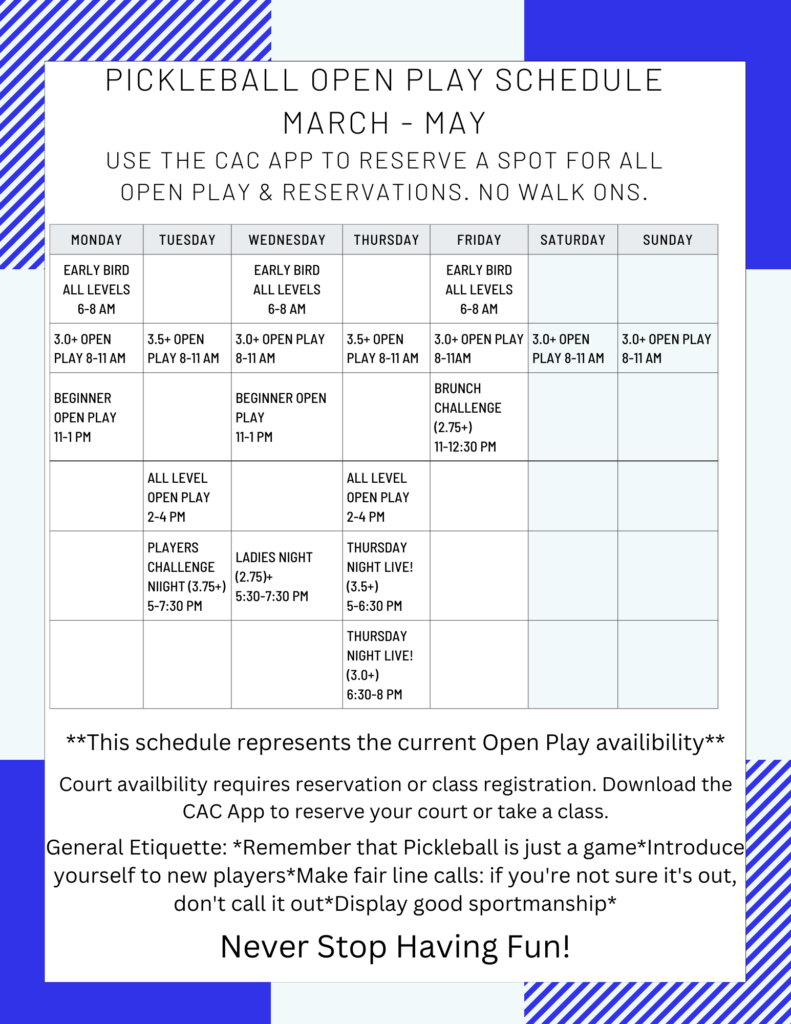 Pickleball | Cascade Athletic Club